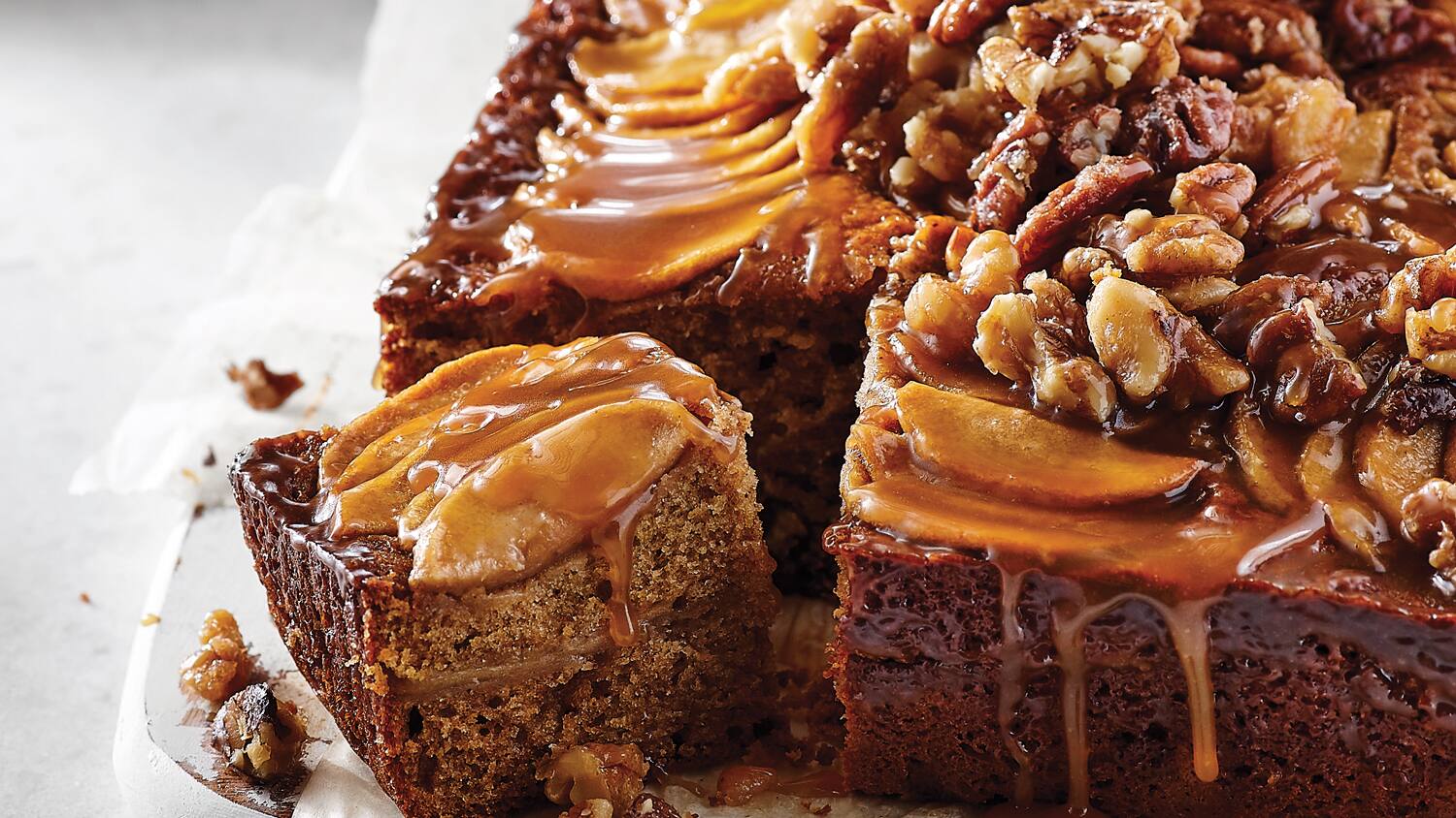 Spiced Apple & Maple Caramel Cake | Canadian Living
