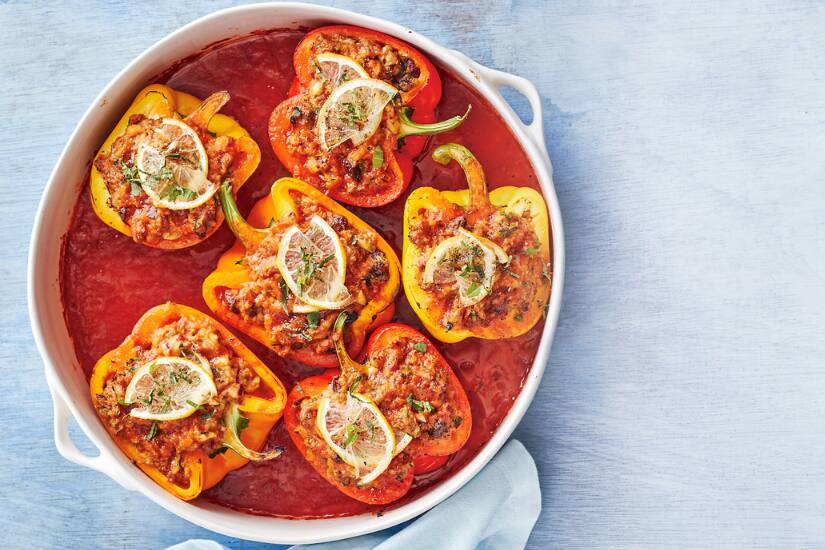 Sausage-Stuffed Peppers | Canadian Living