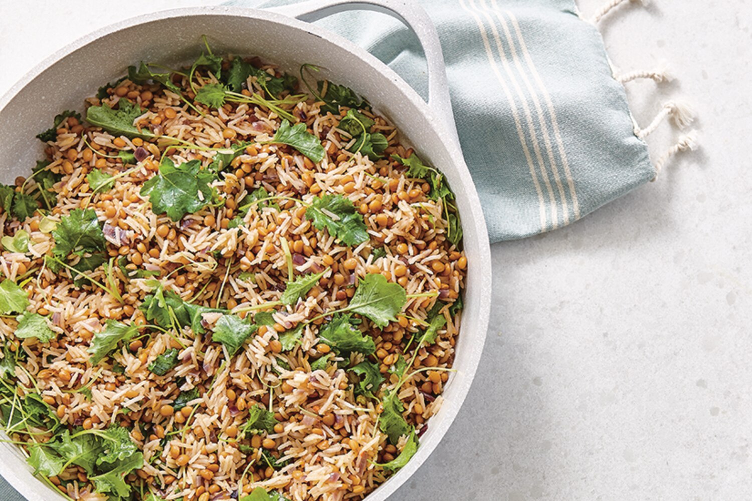 Indian-Style Lentil & Kale Rice | Canadian Living