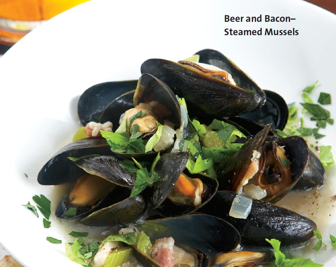 Beer and Bacon-Steamed Mussels | Canadian Living