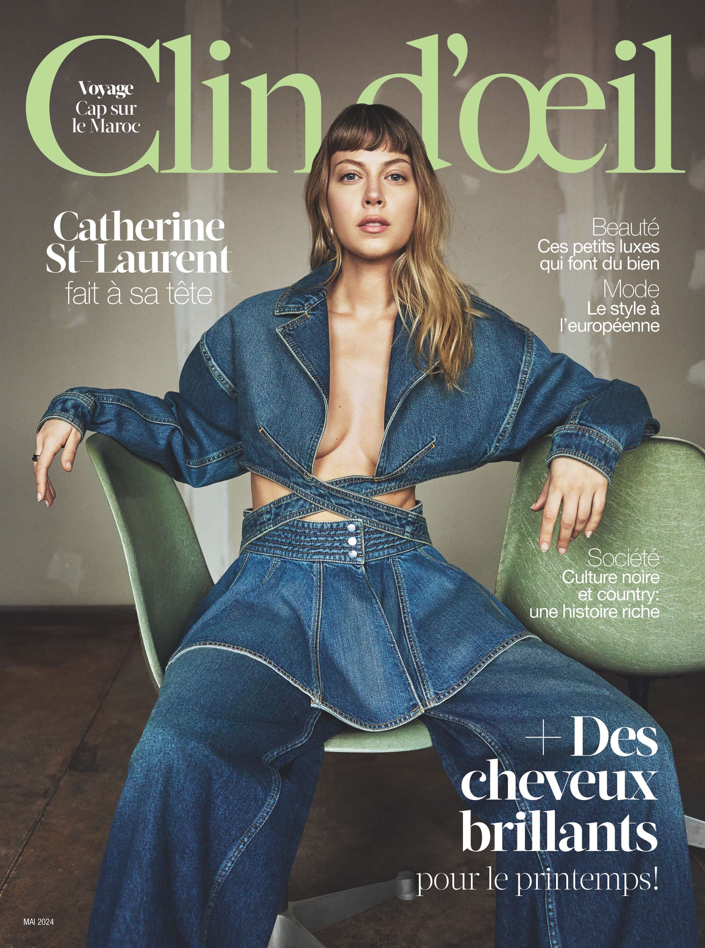 Catherine St-Laurent plus sexy que jamais en couverture du Clin d'oeil | 7 Jours