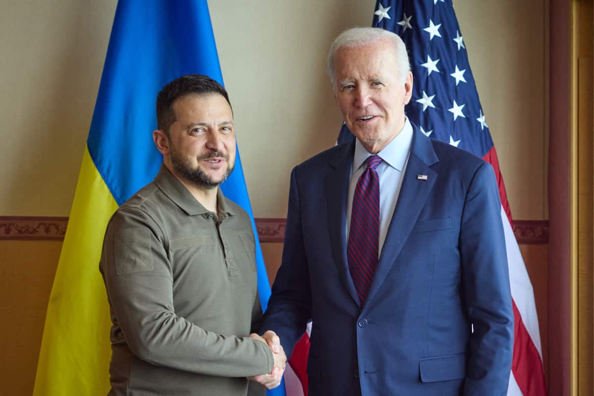 Joe Biden et Volodymyr Zelensky coincés par la frontière: une victoire ...