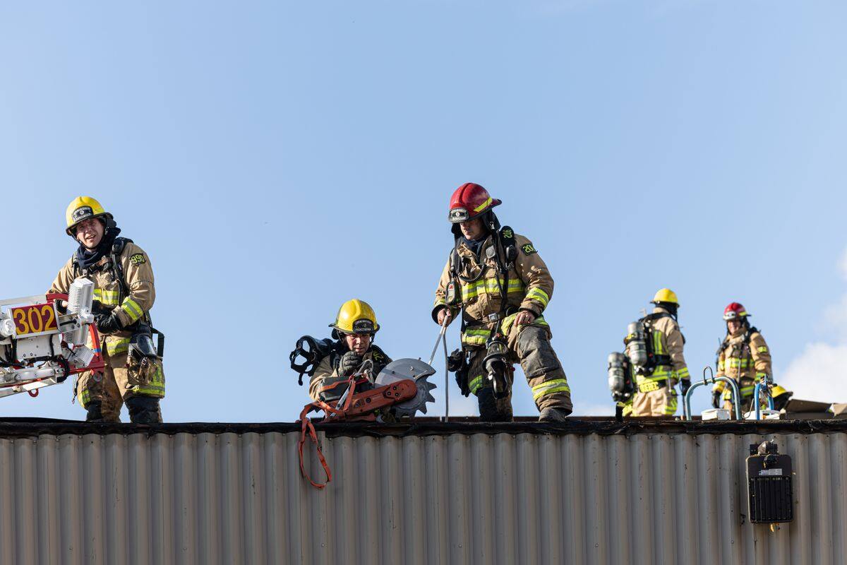 Un incendie fait rage au Patro Roc-Amadour, sur la 1re Avenue, à Québec ...