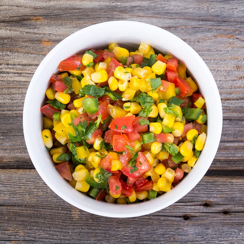 Salsa au maïs et aux tomates | Coup de pouce