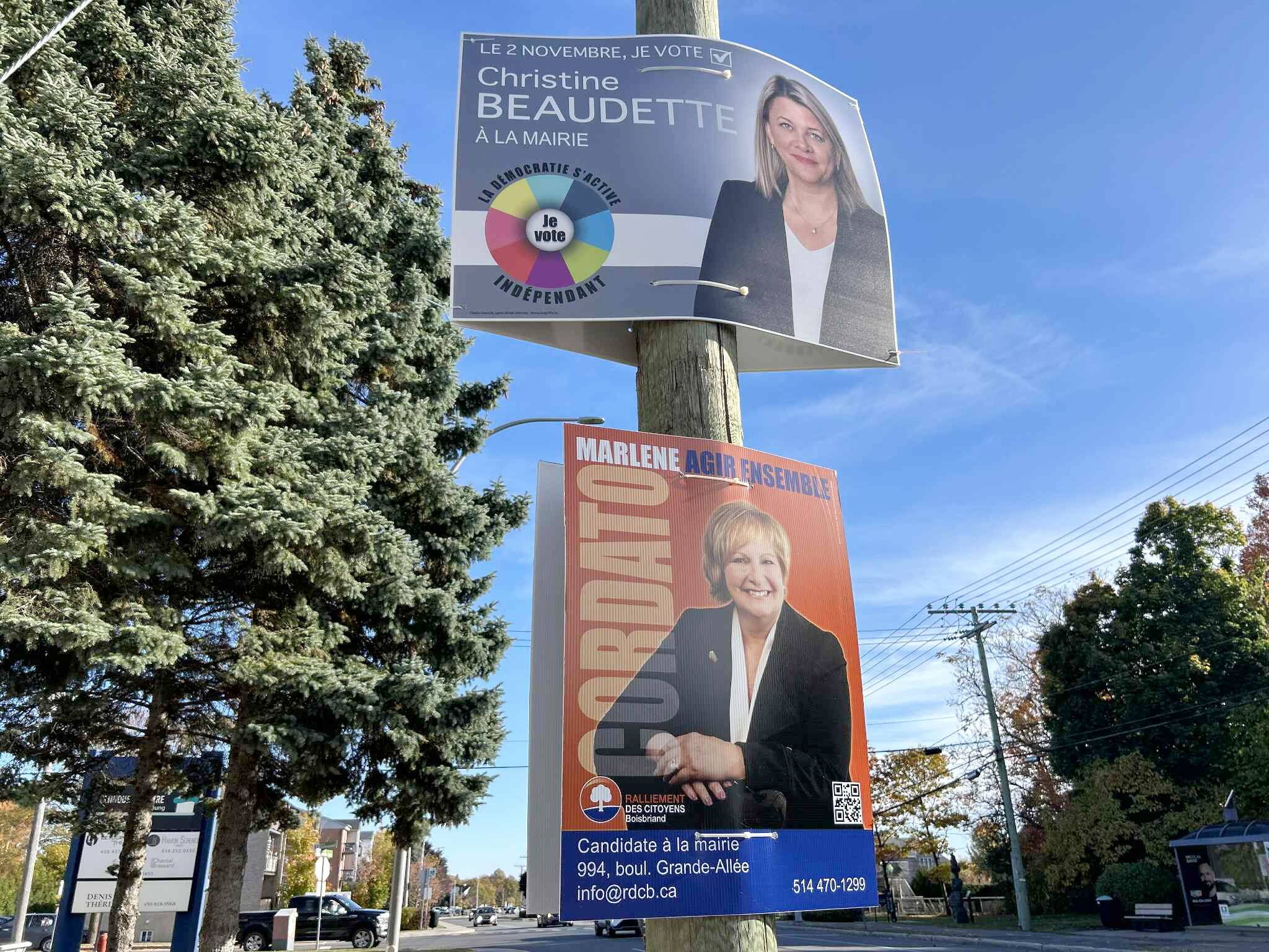 Élections municipales 2025: à Boisbriand, Marlene Cordato tente de ...