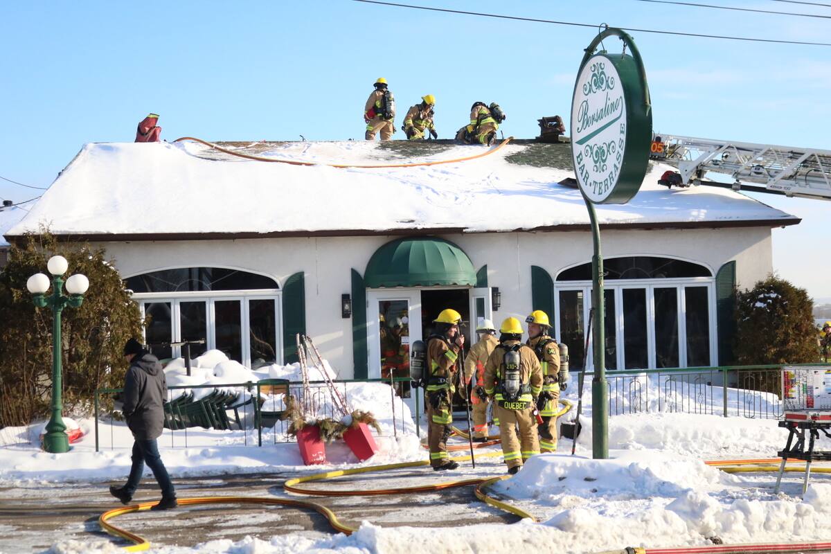 L'Ancienne-Lorette: incendie au bar Borsalino | JDQ