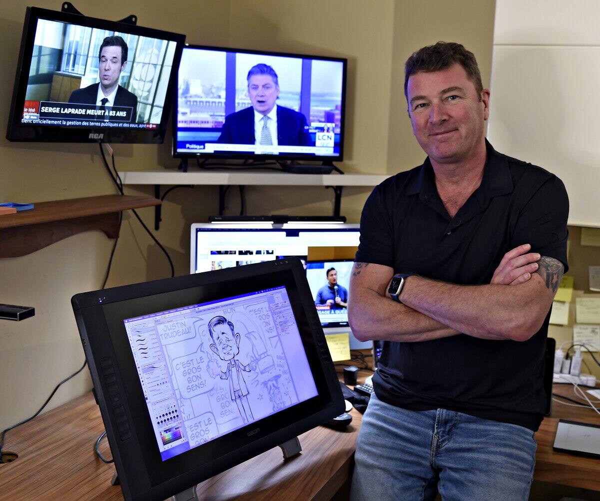 Ygreck souligne 25 ans de caricatures au «Journal» | JDQ