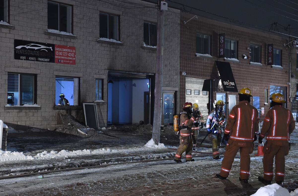 Montréal: incendie criminel dans un commerce de Saint-Michel | TVA ...