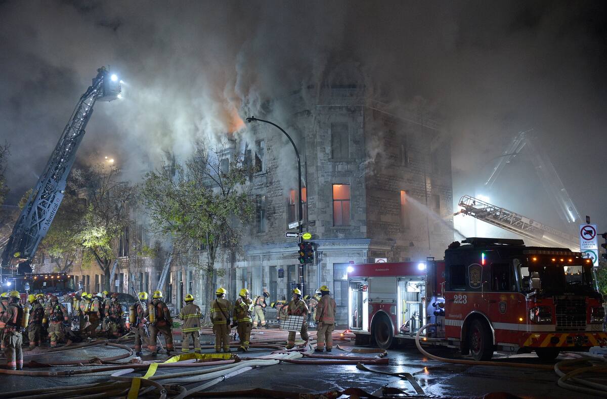 Montréal: un incendie majeur ravage des bâtiments résidentiels | JDM