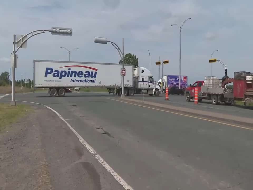 Des travaux en vue du doublement de l’autoroute 55 | TVA Nouvelles