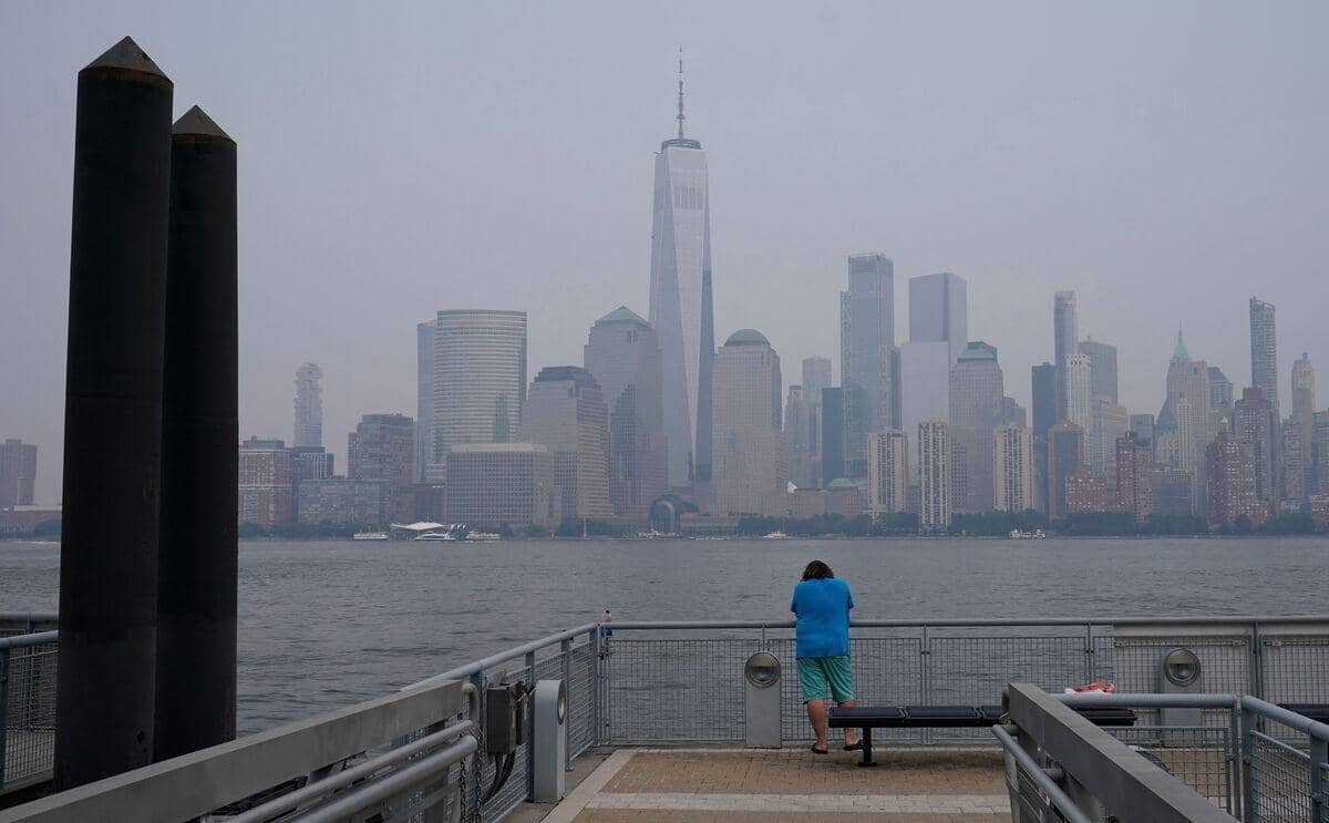 Alerte pollution à New York, atteinte par des fumées venues de l'ouest ...
