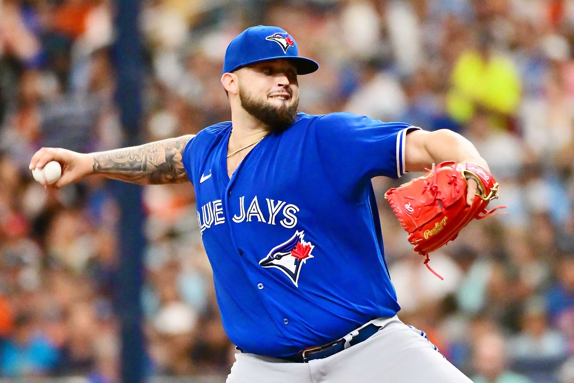 Le gros trio des Blue Jays au monticule | JDM