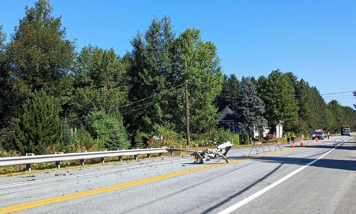 [PHOTOS] Grave accident à Saint-Georges: un conducteur dans la ...