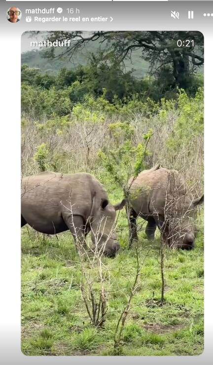 Voyage d’une vie: Math Duff jubile en safari en Afrique du Sud | JDM