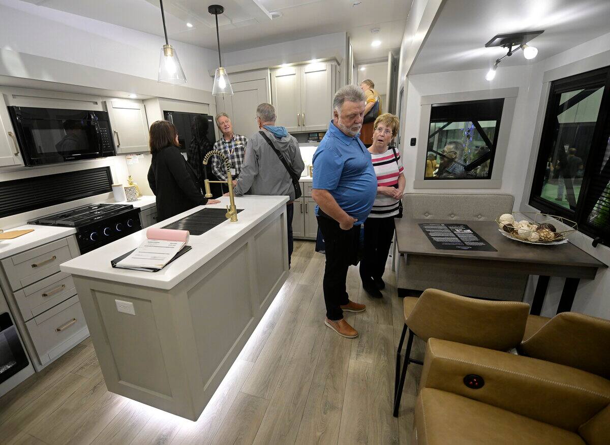 Luxurious Motorhomes and Trailers at the Quebec Recreational Vehicle ...