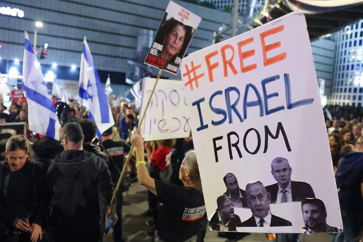 Large mobilisation anti-Netanyahu en Israël après six mois de guerre | JDQ