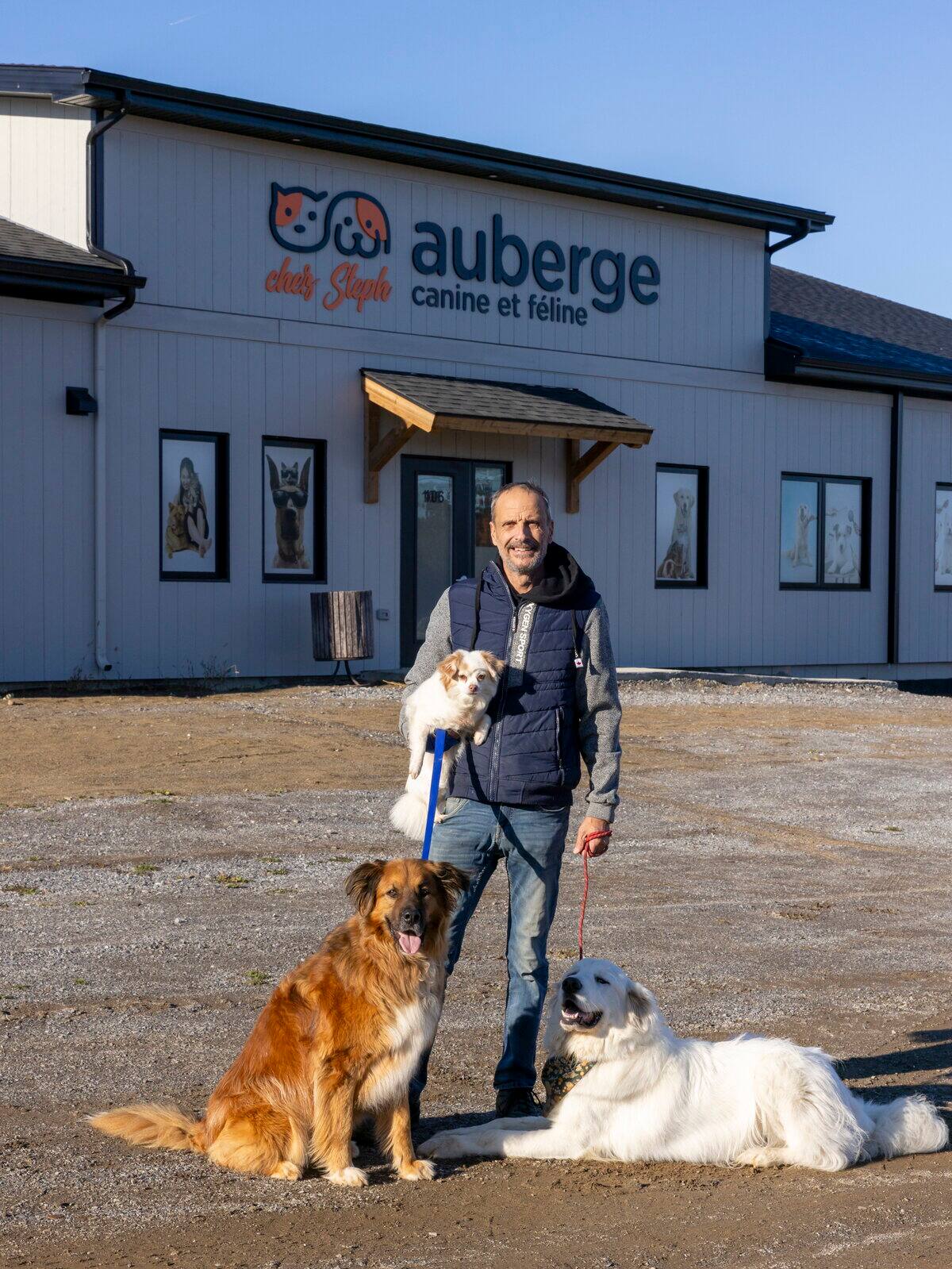 Bas-Saint-Laurent: il construit une auberge pour dorloter des chiens qu ...