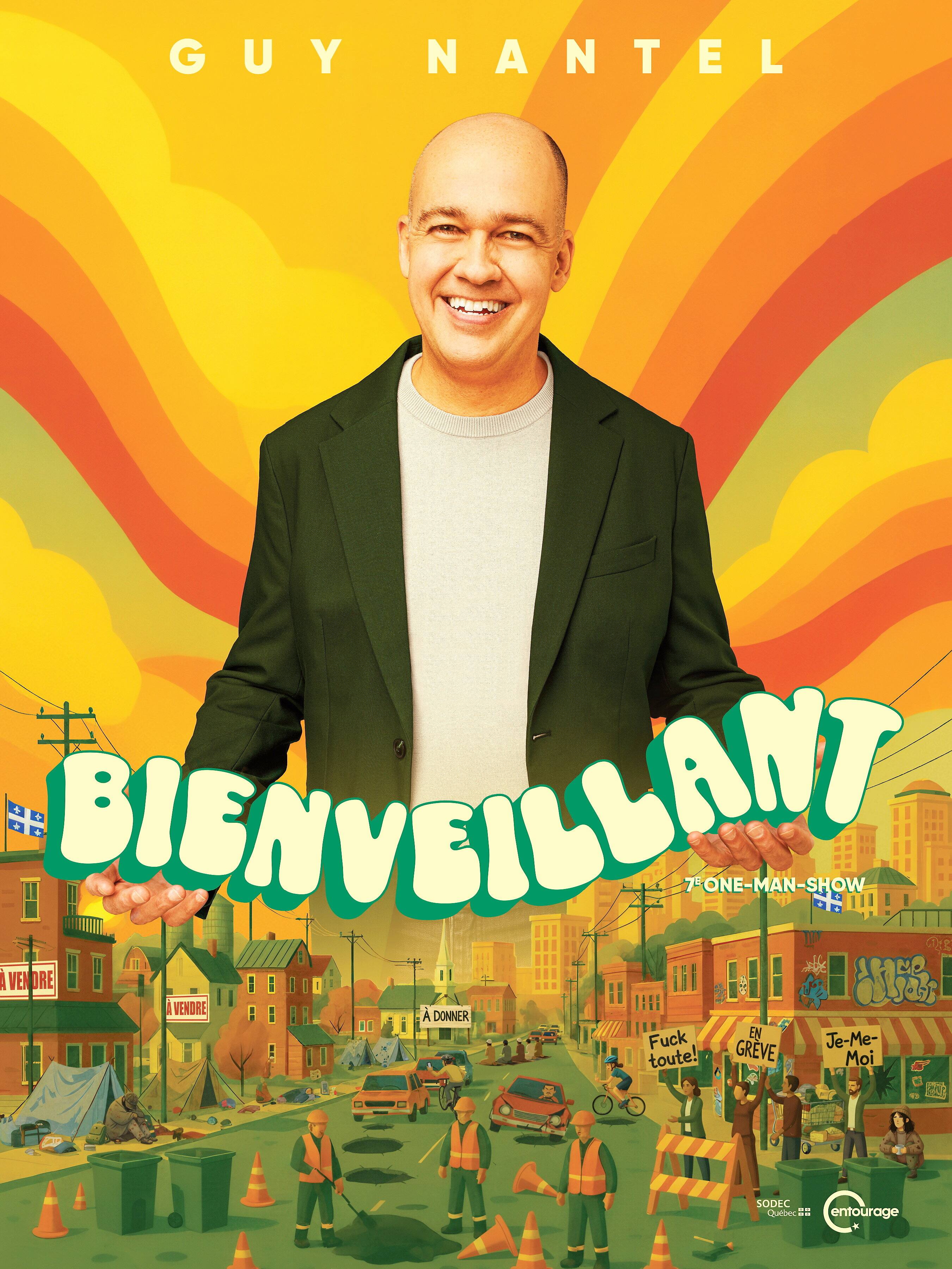 Guy Nantel a déjà écrit son nouveau spectacle, «Bienveillant», qu’il ...