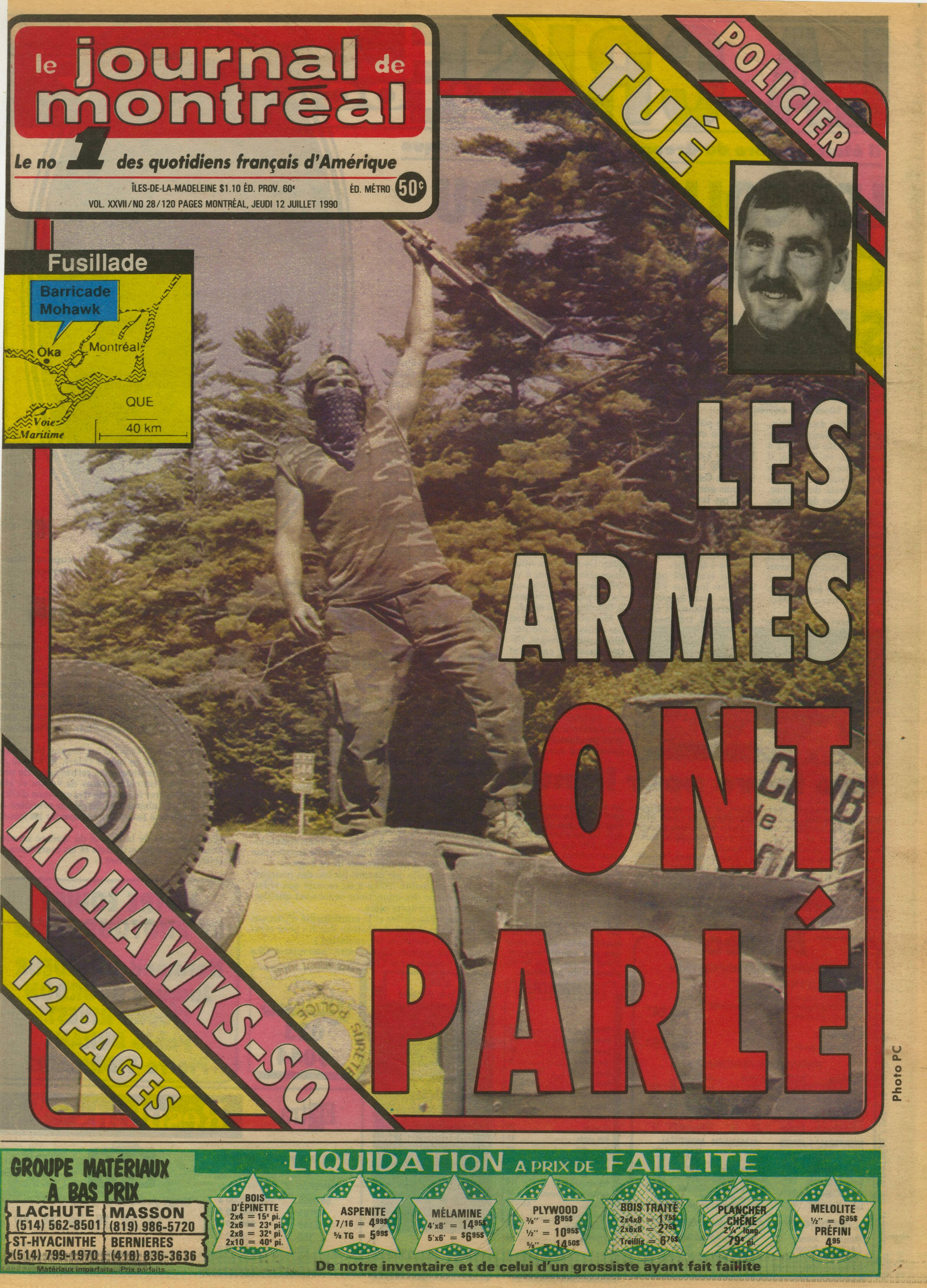 Voici 60 unes qui ont marqué les 60 ans d'histoire du Journal de ...