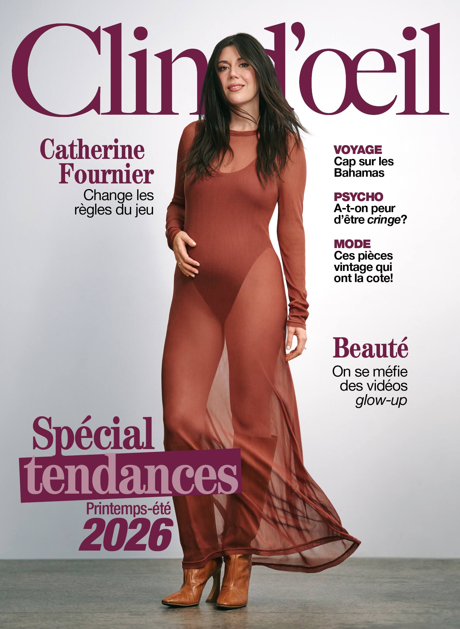 Catherine Fournier en couverture du magazine Clin d’œil: «J’aime briser ...