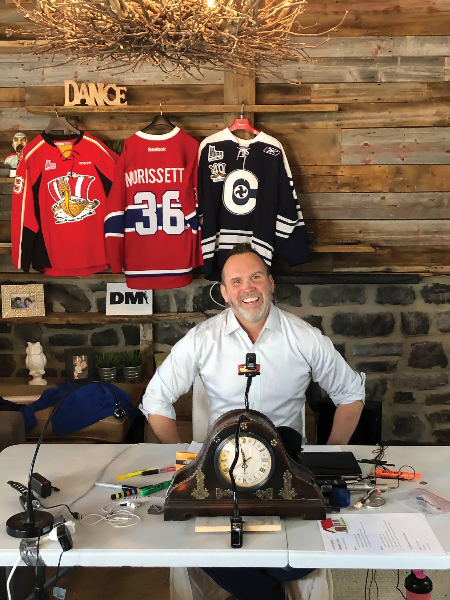 Dave Morissette en direct | «Je me suis arrangé avec les moyens du bord ...