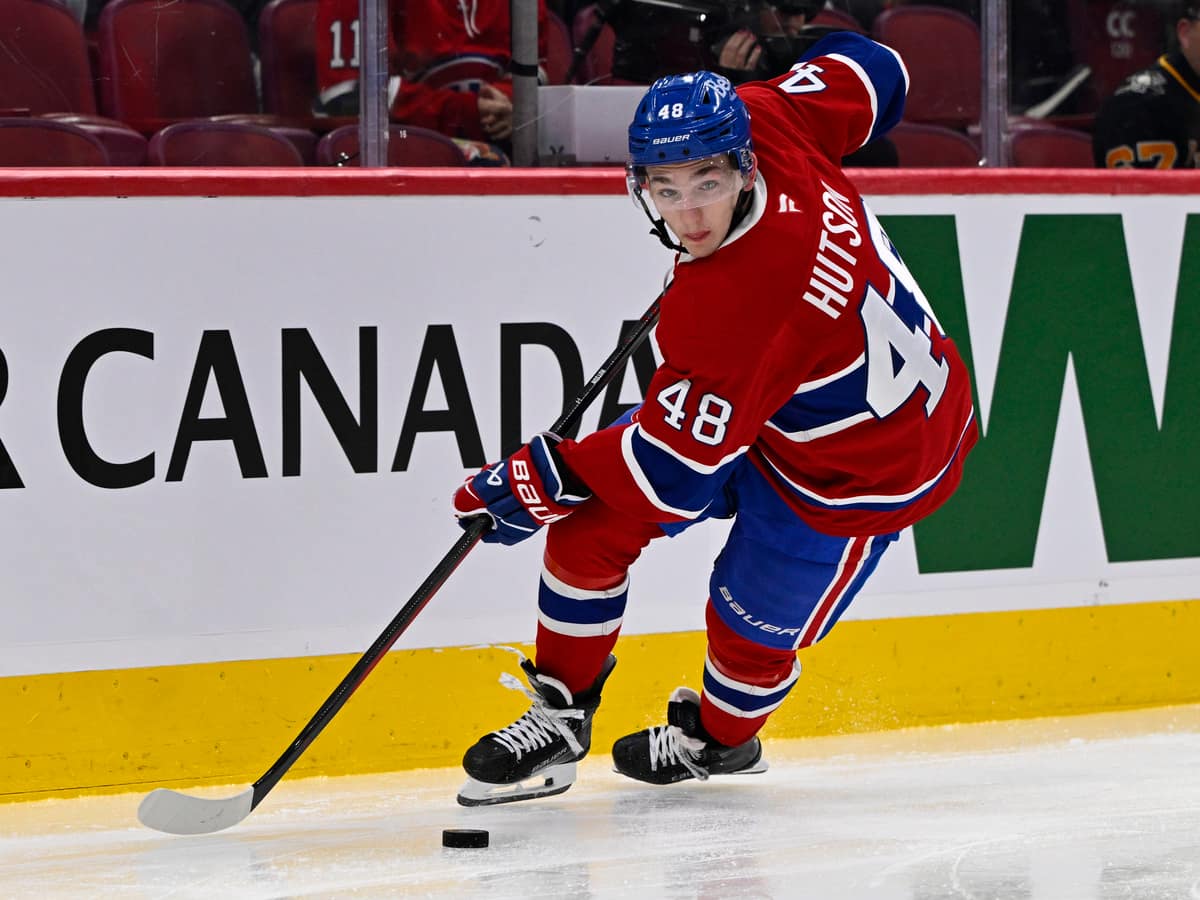 Lane Hutson au premier rang chez les recrues | JDM