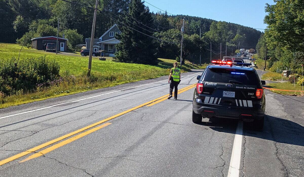 [PHOTOS] Grave accident à Saint-Georges: un conducteur dans la ...
