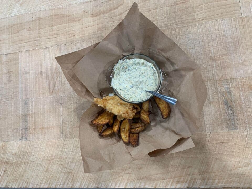 Crispy Beer-Battered Cod Recipe with Homemade Tartar Sauce - Jean ...