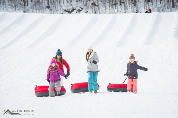 Où faire de la glissade sur tube dans les Laurentides | Salut Bonjour