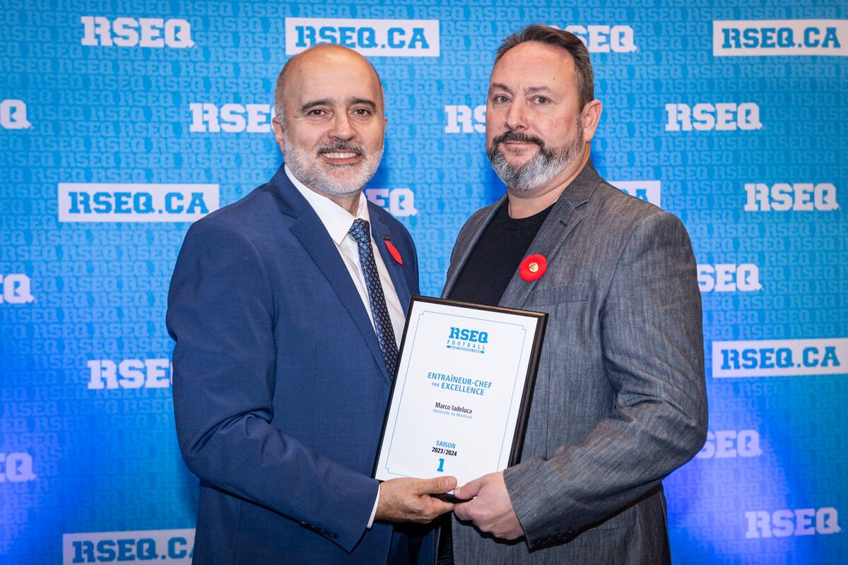 Prix majeurs du RSEQ: le quart-arrière Jonathan Sénécal remporte sans ...