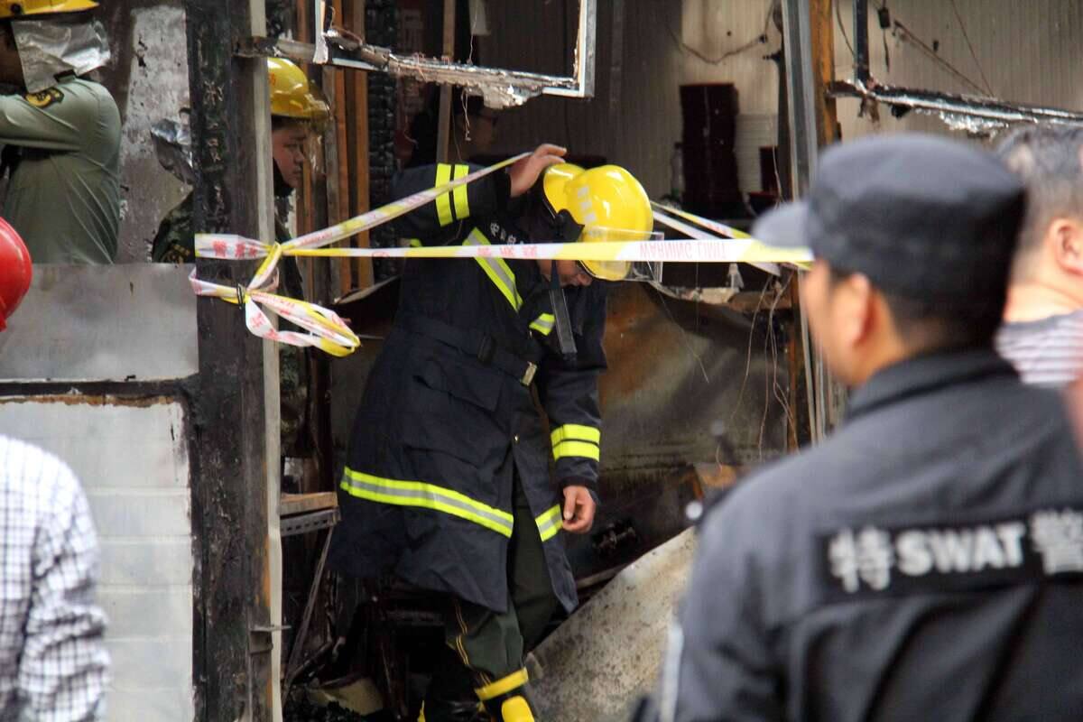 17 morts dans l'incendie d'un restaurant en Chine | TVA Nouvelles