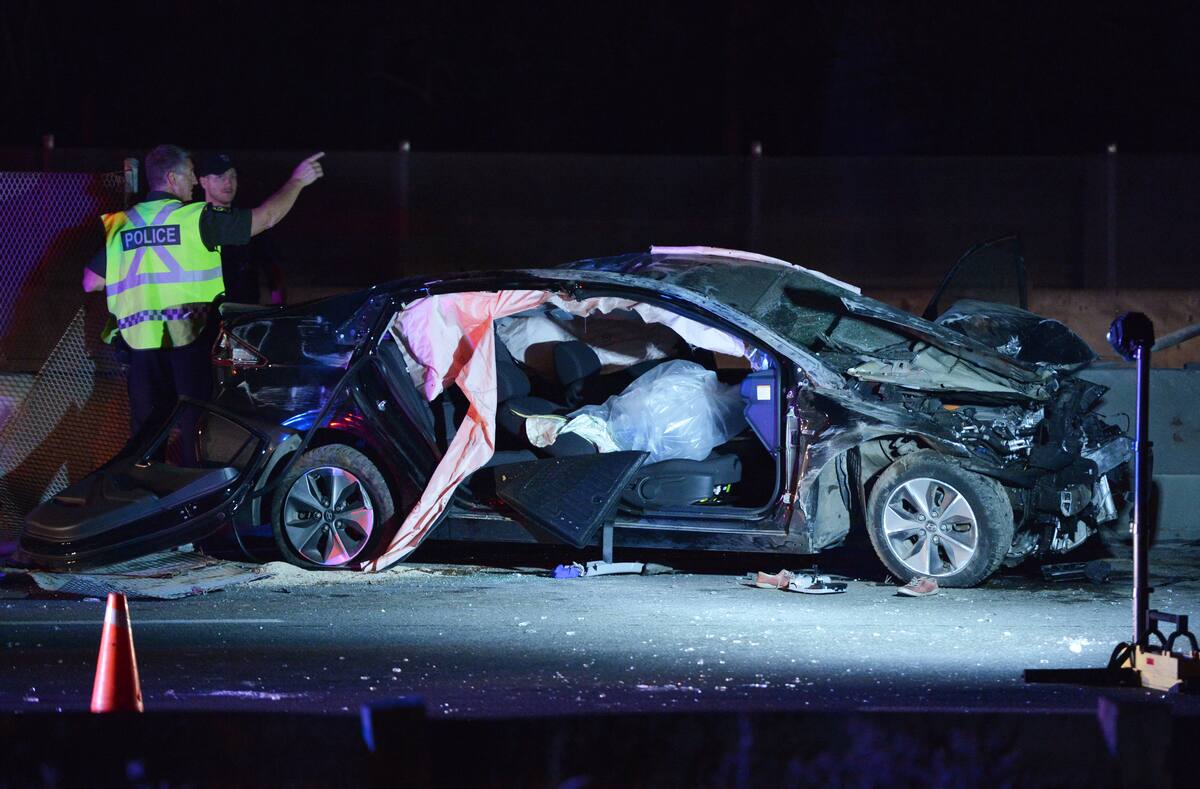 Deux blessés dans un spectaculaire accident sur l'autoroute 25 | TVA ...