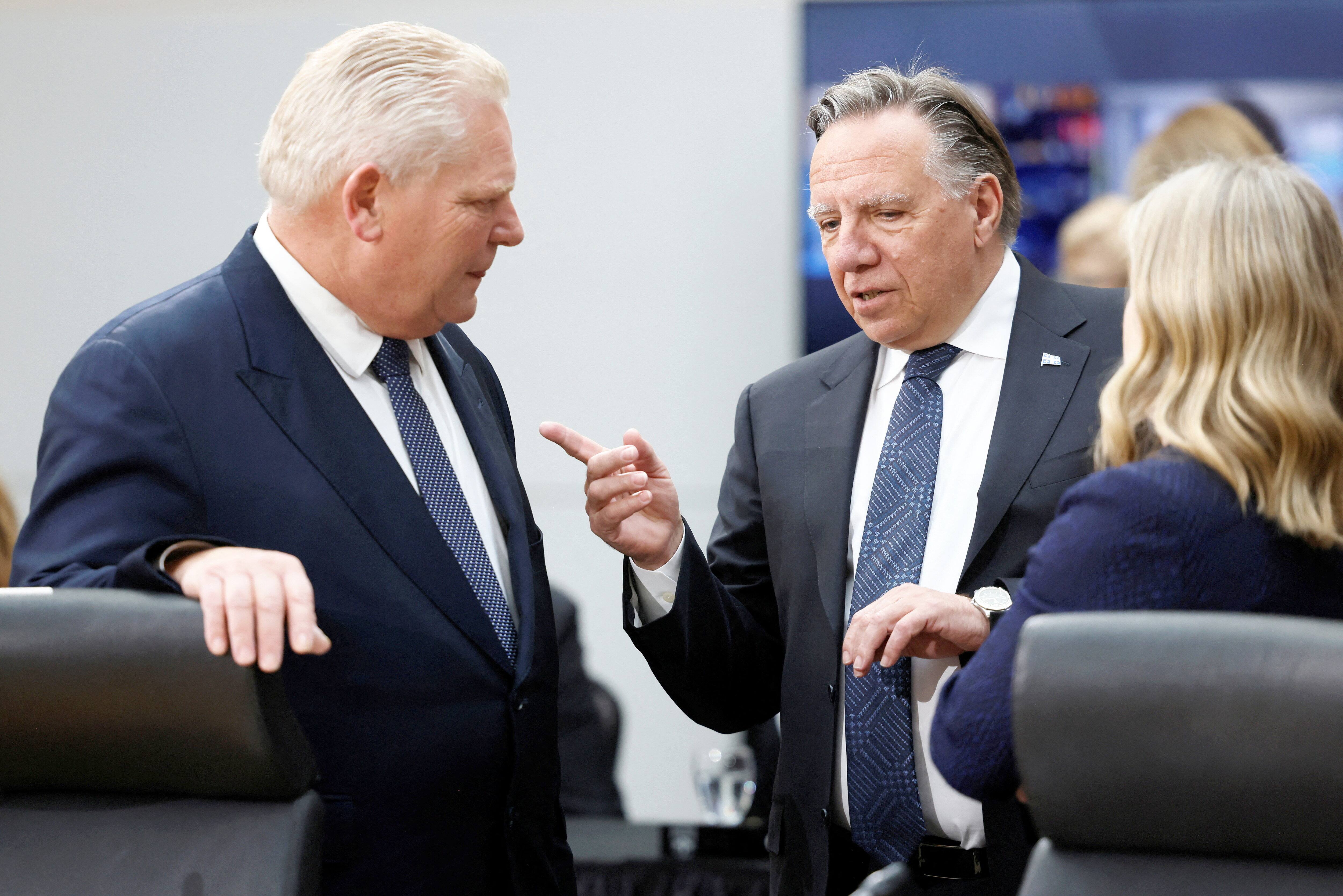 Doug Ford, capitaine Canada; François Legault, capitaine Haddock | JDM