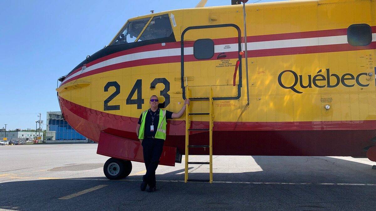 La fierté d’un pilote d’avion-citerne après une saison des feux de ...