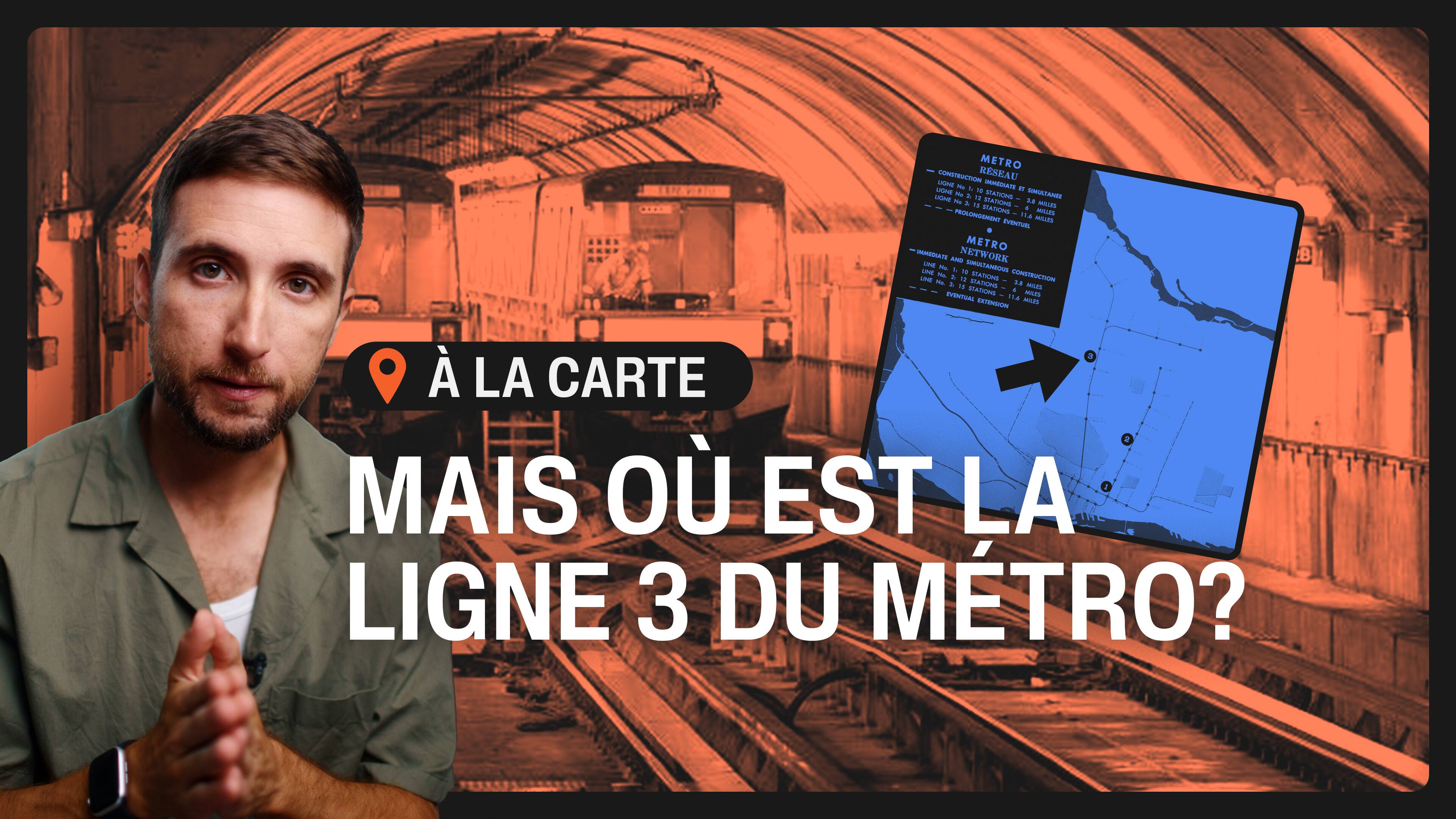 Mais où est donc la ligne 3 du métro de Montréal? | 24 heures