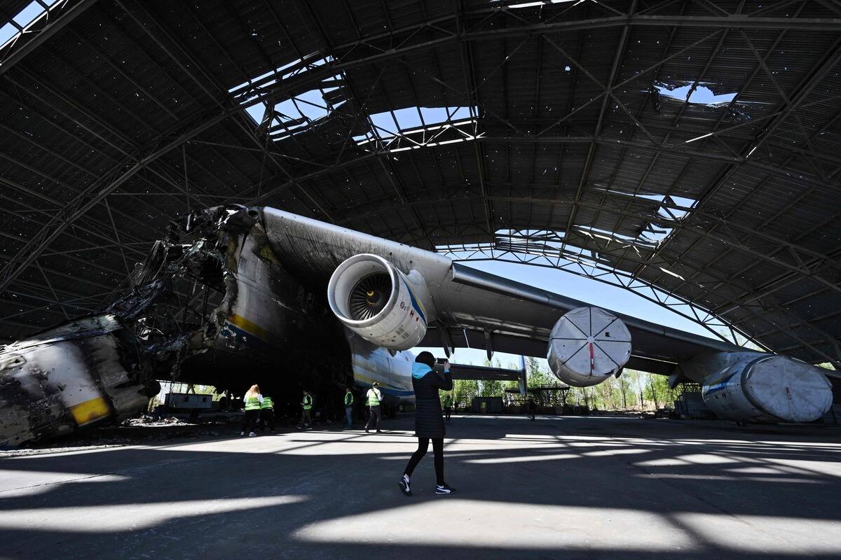 Le plus gros avion du monde, détruit en Ukraine, sera reconstruit | TVA ...