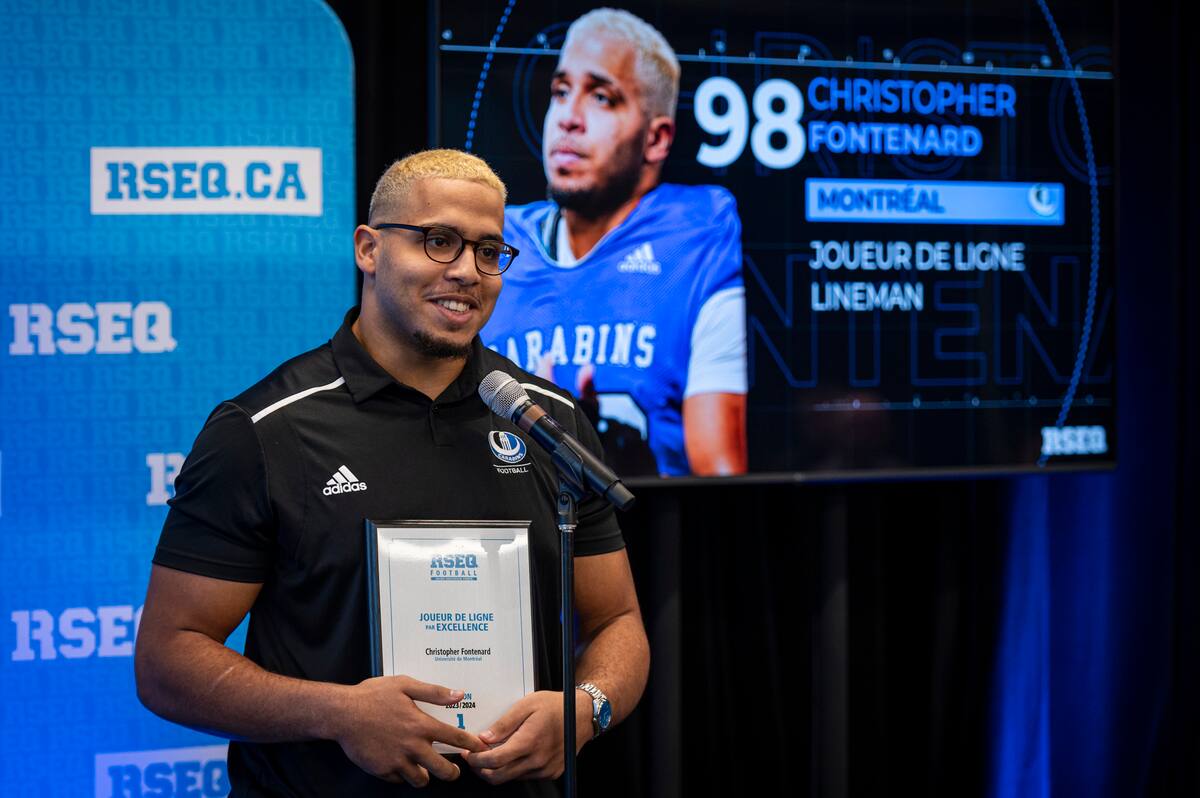 Prix majeurs du RSEQ: le quart-arrière Jonathan Sénécal remporte sans ...