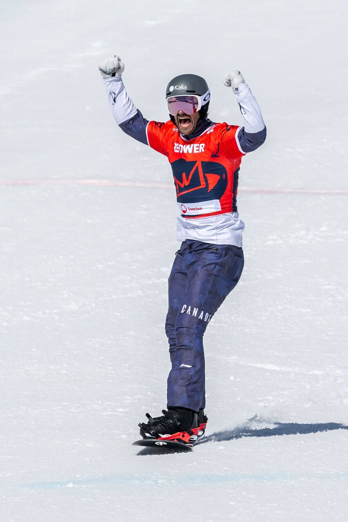 Coupe du monde de snowboard cross de Mont-Sainte-Anne: Éliot Grondin ...