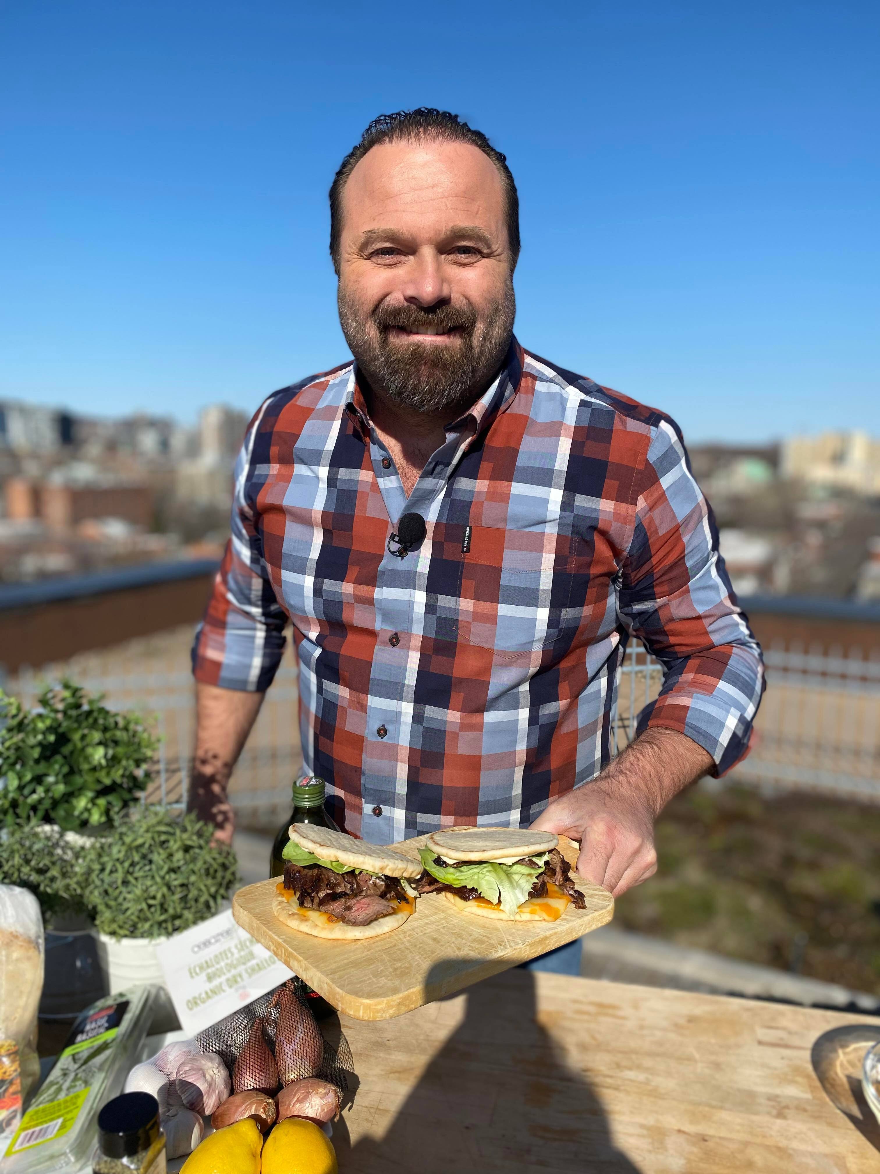 Une nouvelle recette signée Jonathan Garnier de bavette et pain plat ...
