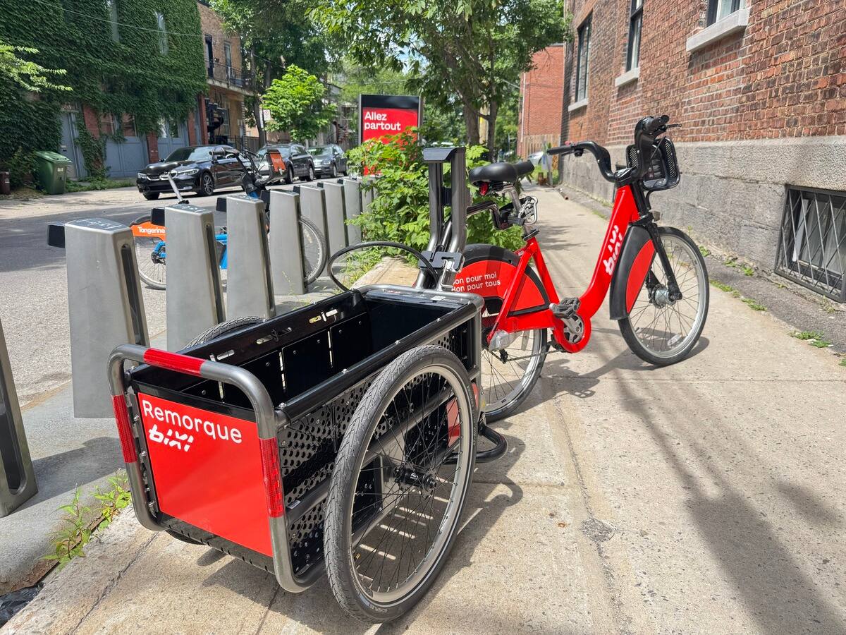 On a testé l’une des 10 nouvelles remorques de BIXI Montréal | JDQ