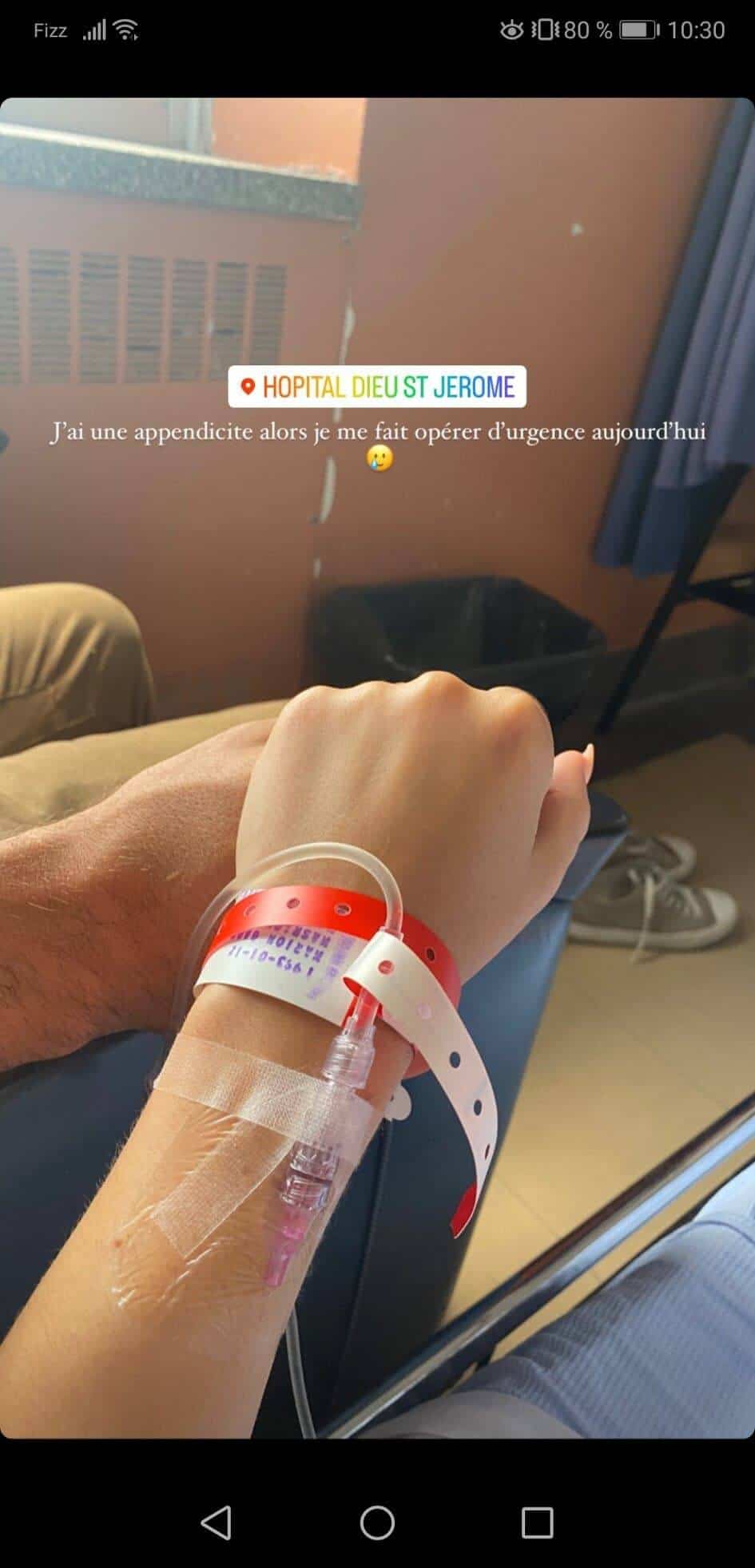 Gabrielle Marion a dû être opérée d'urgence | billie