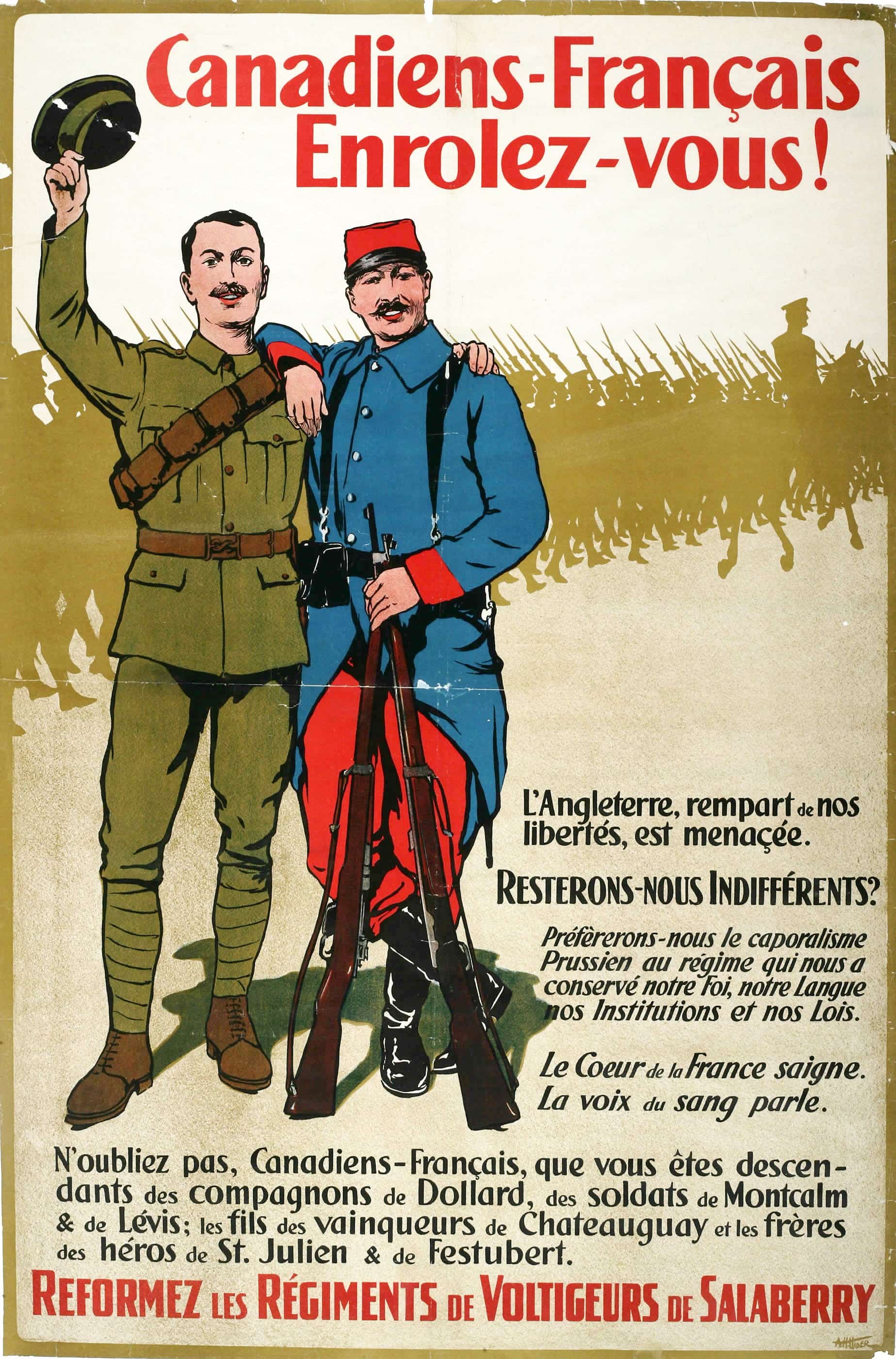 «Canadiens français, enrôlez-vous!»: les outils de propagande pour ...