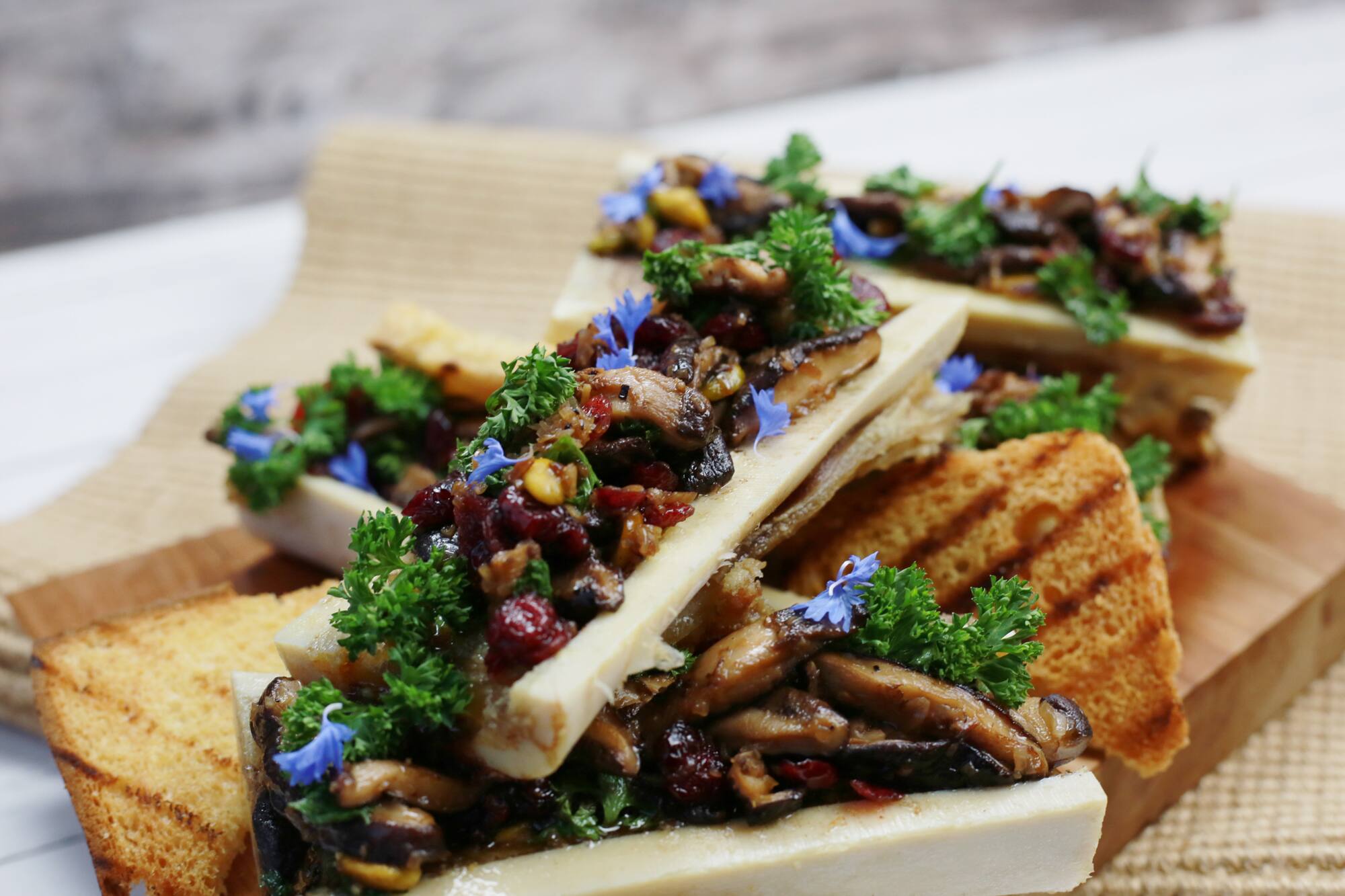 Recettes pour la fête des Pères: os à moelle rôti, salade de shiitake ...