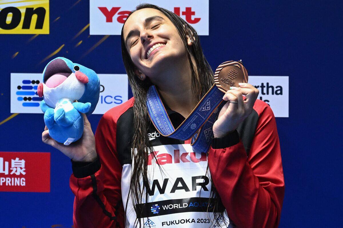 Pamela Ware médaillée de bronze au tremplin de 3 m | JDM