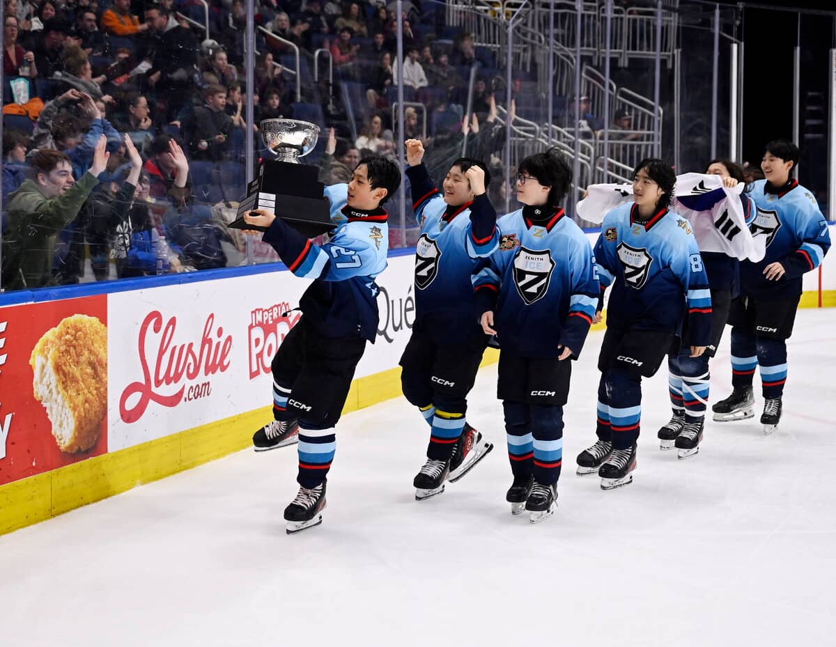 Une grande première au Tournoi pee-wee de Québec avec des champions ...