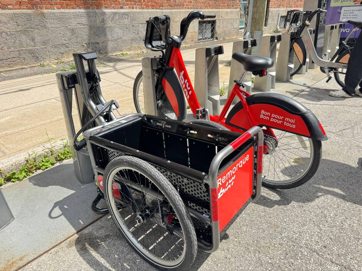 On a testé l’une des 10 nouvelles remorques de BIXI Montréal | JDQ