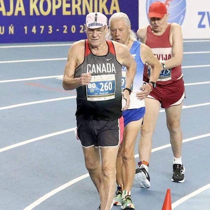 À 81 ans, Marcel Jobin, qui avait conquis la foule aux Jeux olympiques ...