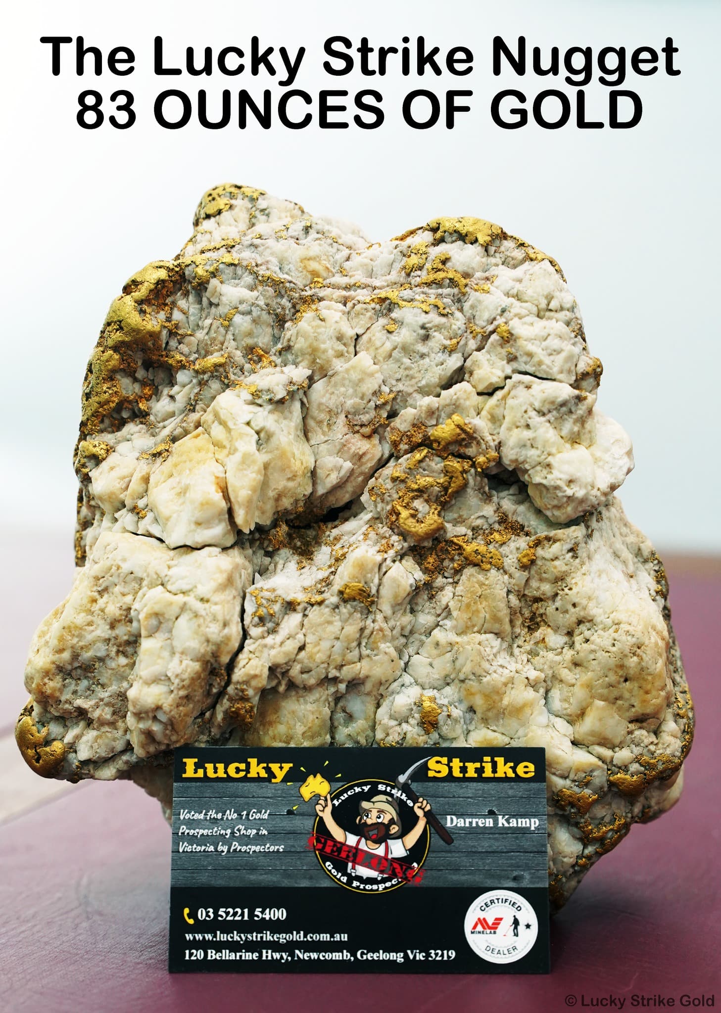 Une pépite d’or valant presque 250 000 $ trouvée en Australie | TVA ...