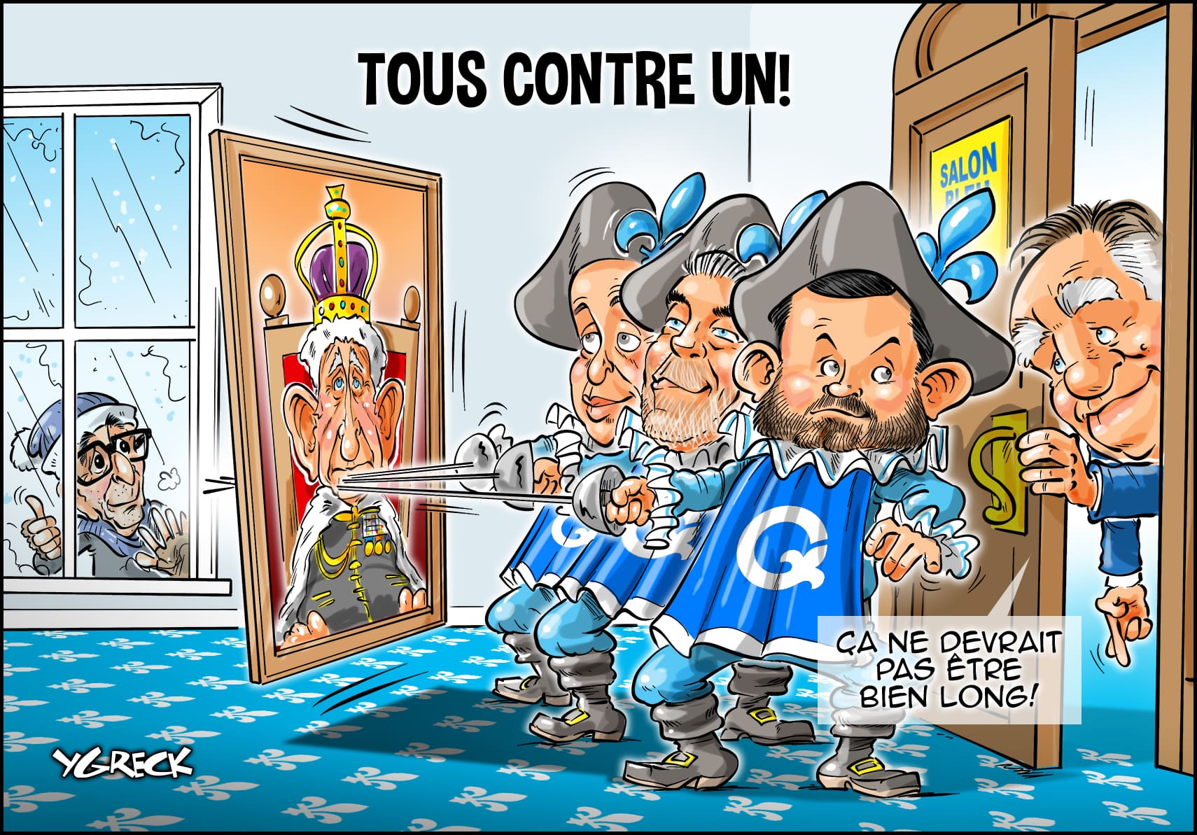 La caricature d'Ygreck | Le Journal de Québec