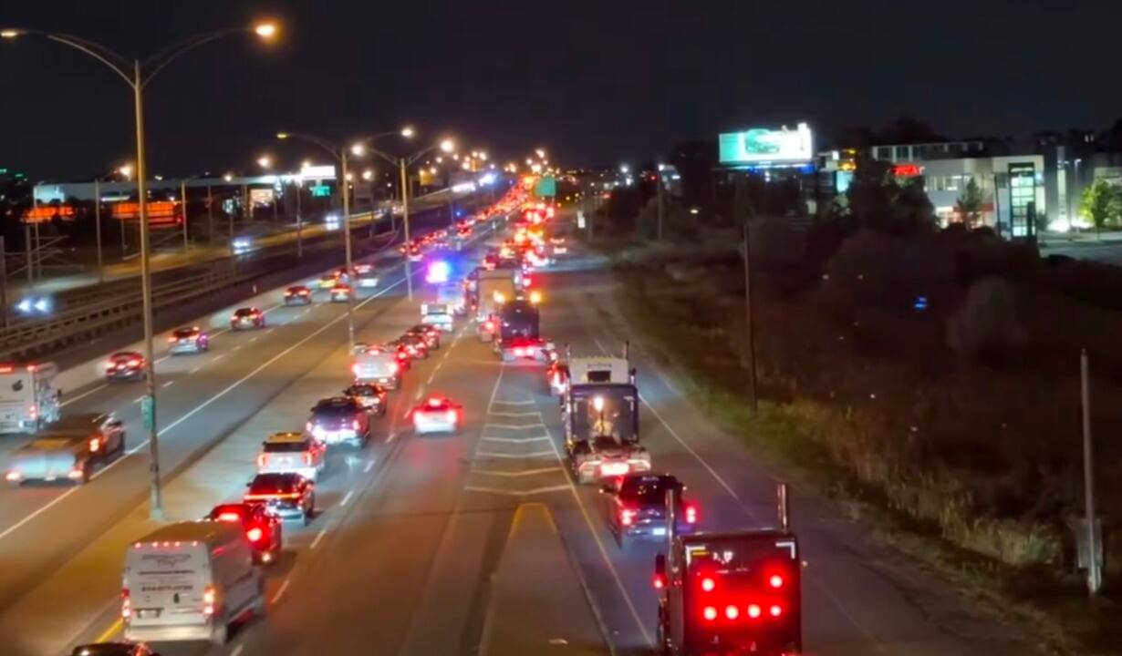 Voici pourquoi les camionneurs veulent entraver l’heure de pointe | 24 ...